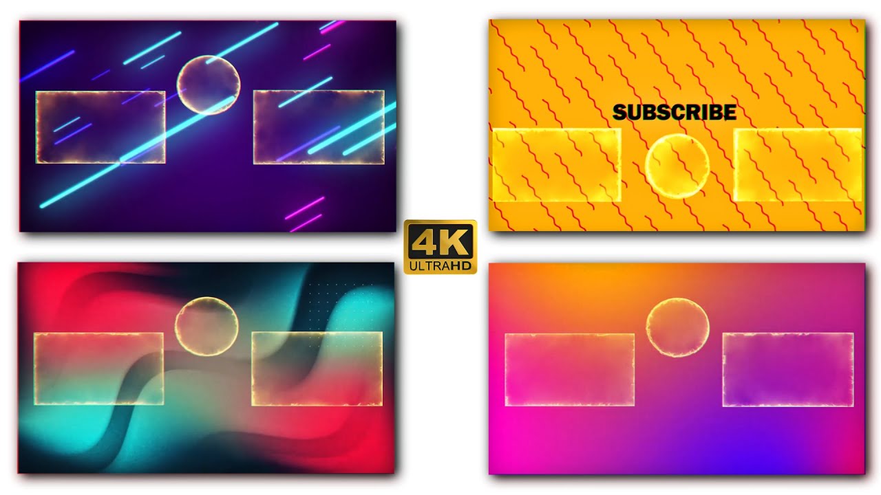 Top 10 New End Screen Outro Template 2022 | No Copyright | - YouTube