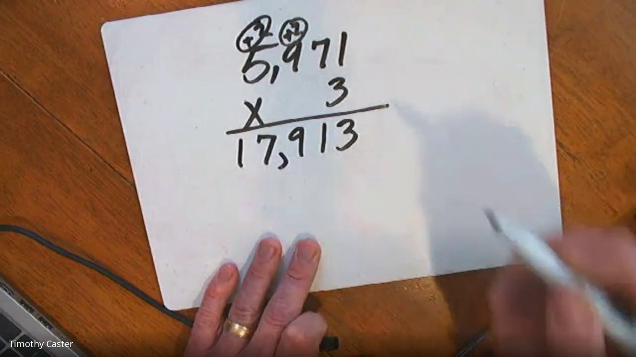 Jan 6 math mult 4 by 1 - YouTube