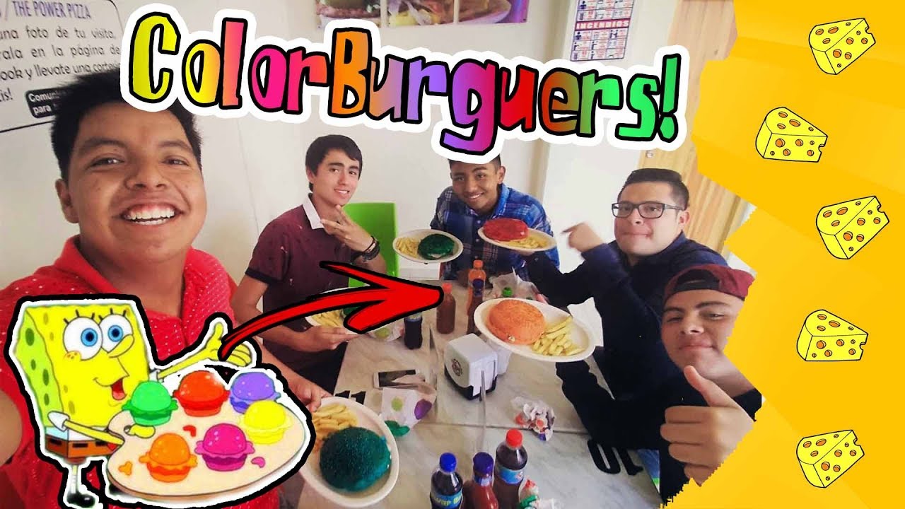 Vlog - ColorBurguers En La Vida Real! | Hora Del Queso - YouTube