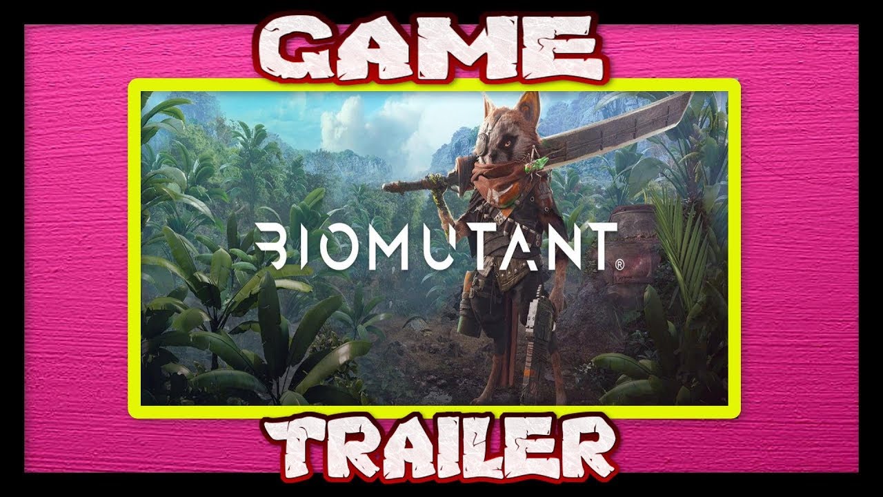 BIOMUTANT 🎬 Official Trailer 🎬 Open world kung fu RPG | 2019 | ゲームプレイ ...