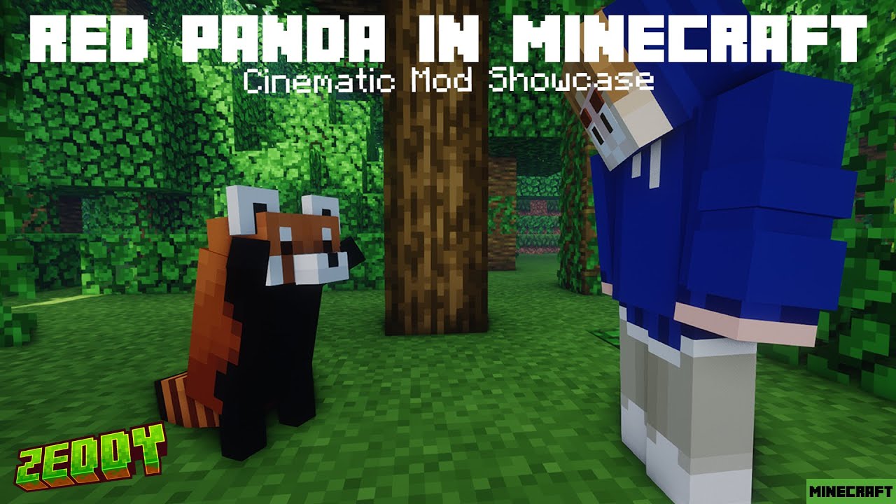 Meeting Cute Red Pandas in Minecraft - Mod Showcase - YouTube