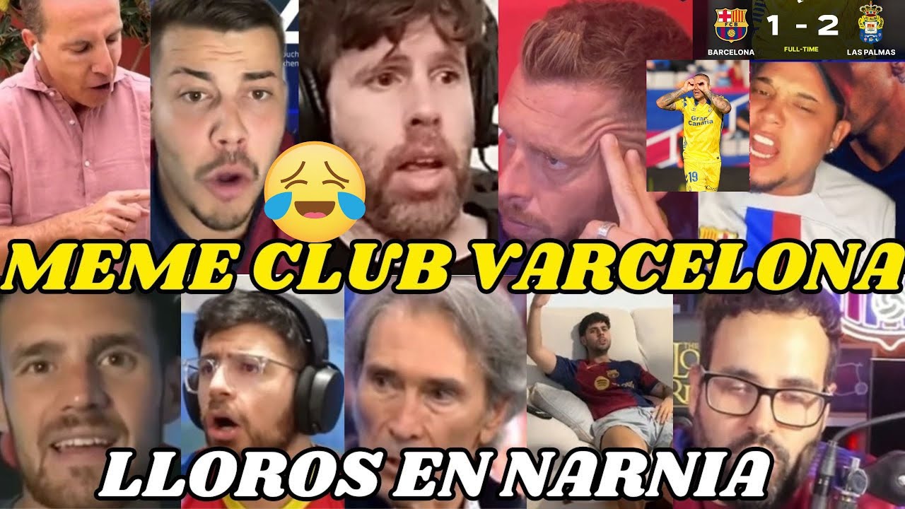 MEJORES REACCIONES DE LOS BARCELONISTAS TRAS PERDER ANTE LAS PALMAS (1 ...