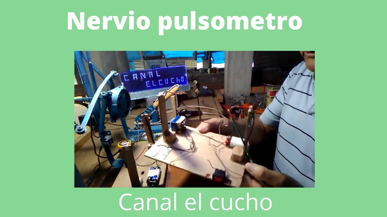 Nervio pulsómetro casero - YouTube