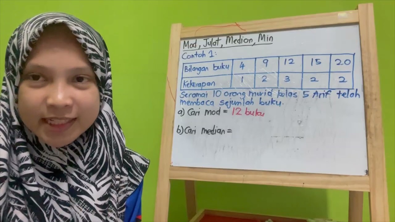 MOD, MEDIAN, MIN DAN JULAT - MATEMATIK TAHUN 5 - YouTube