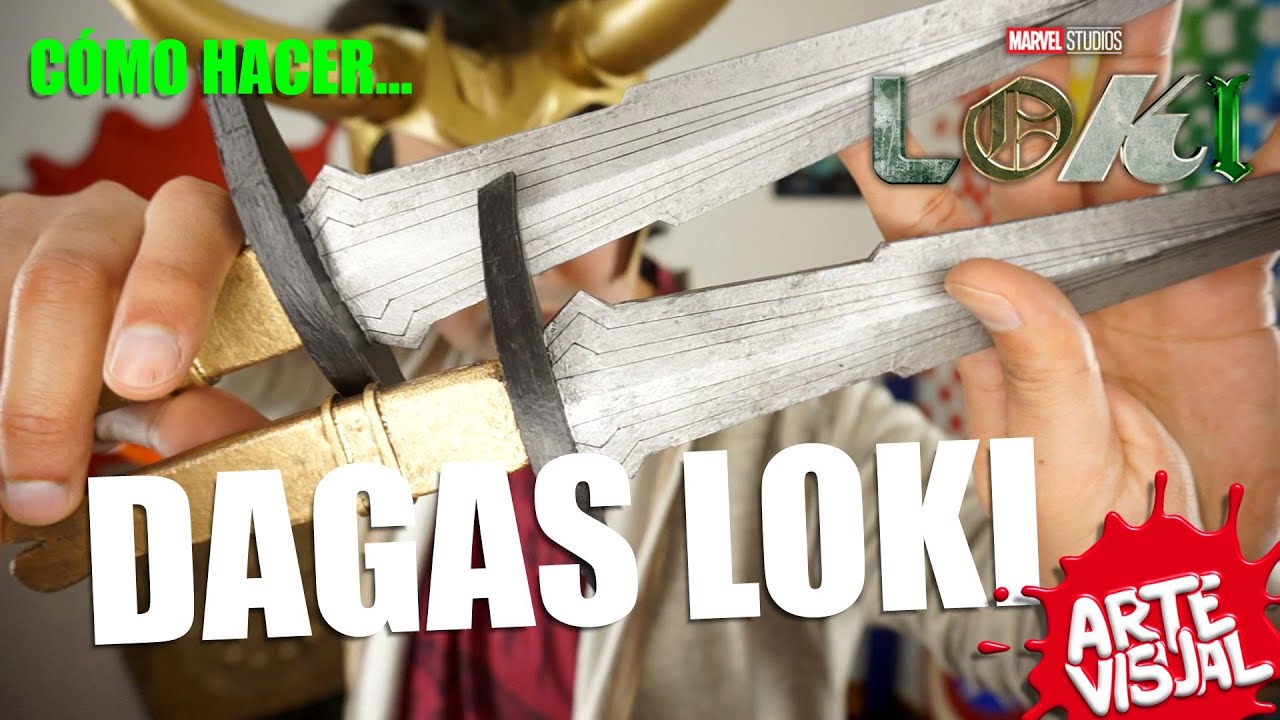 CÓMO HACER LAS DAGAS DE LOKI #Loki #DisneyPlus #LokiSeries #DagasLoki # ...