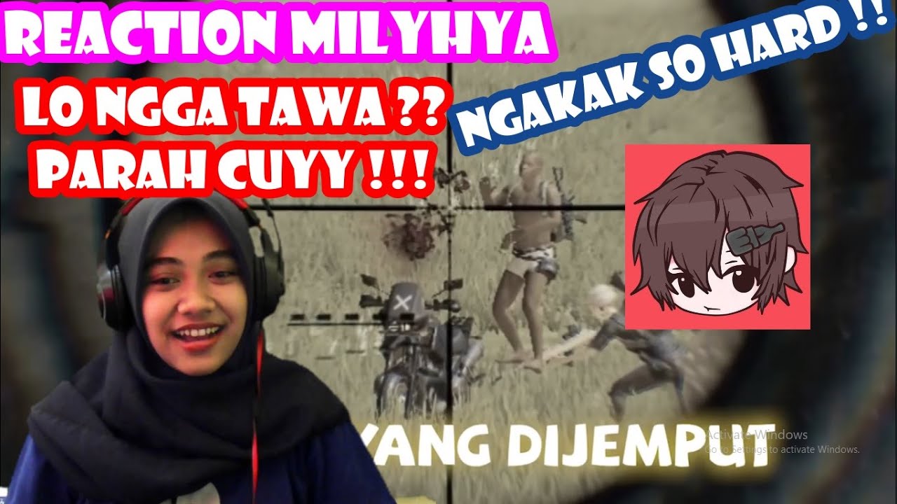 REACTION MILYHYA - PUBG Indonesia - Voice to All, Lagu Random, Jadi ...
