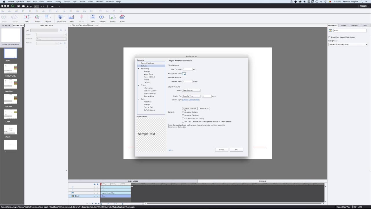 Hoe pas ik de algemene instellingen aan in Adobe Captivate 9? - YouTube