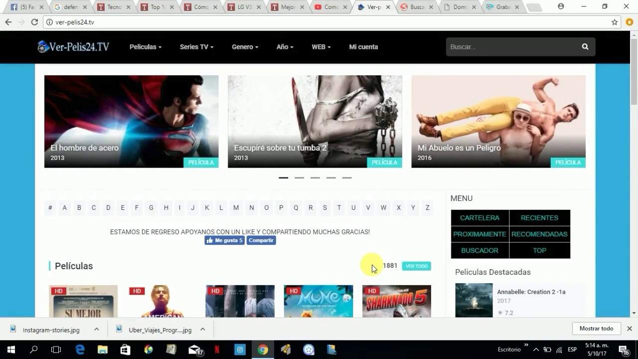 Nueva página de pelis24 - YouTube