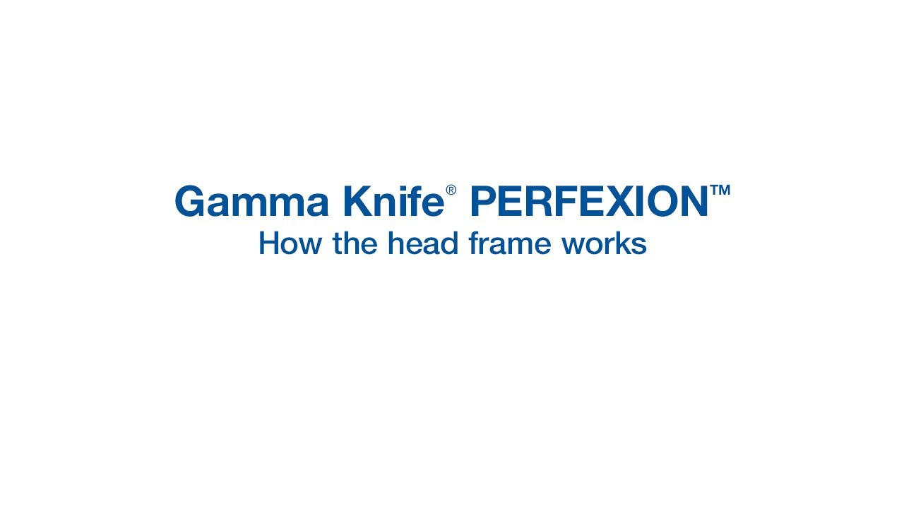 How the Gamma Knife Perfexion Head Frame works - YouTube