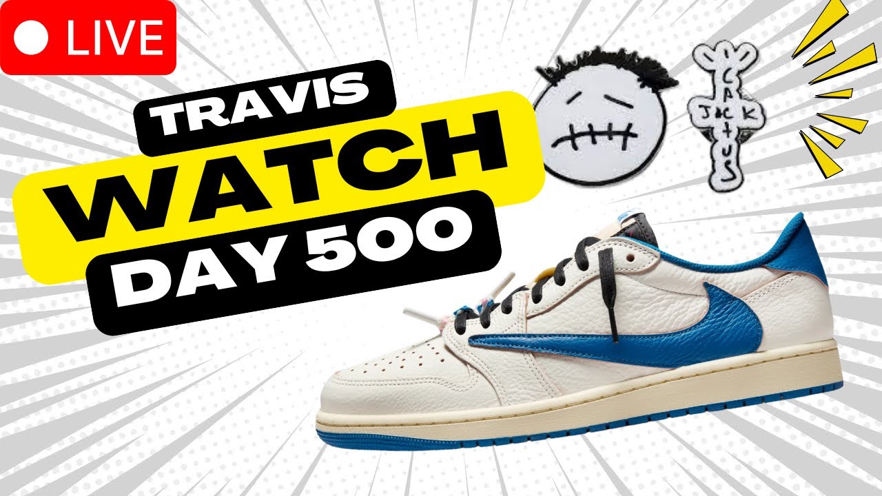LIVE: TRAVIS SCOTT JORDAN 1 FRAGMENT POSSIBLE SHOCK DROP! 📱 - YouTube