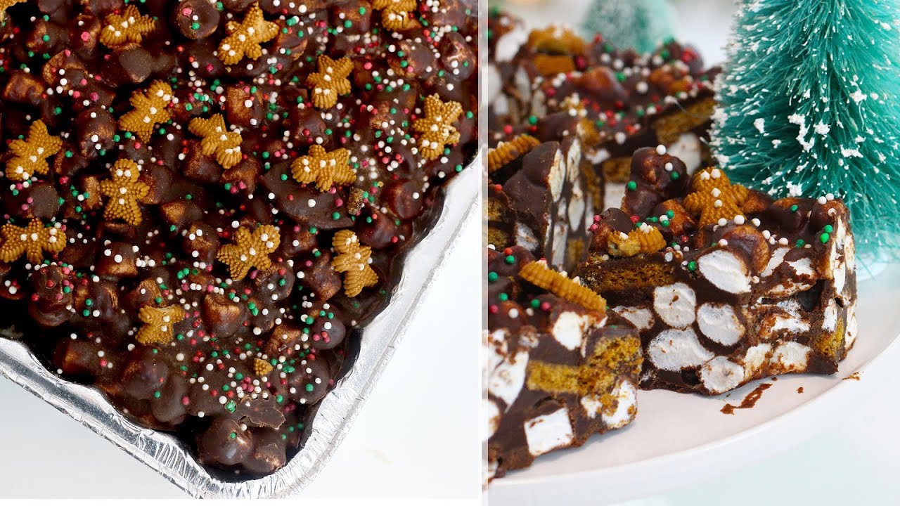 How to Make Gingerbread Rocky Road Fudge | RECIPE - YouTube