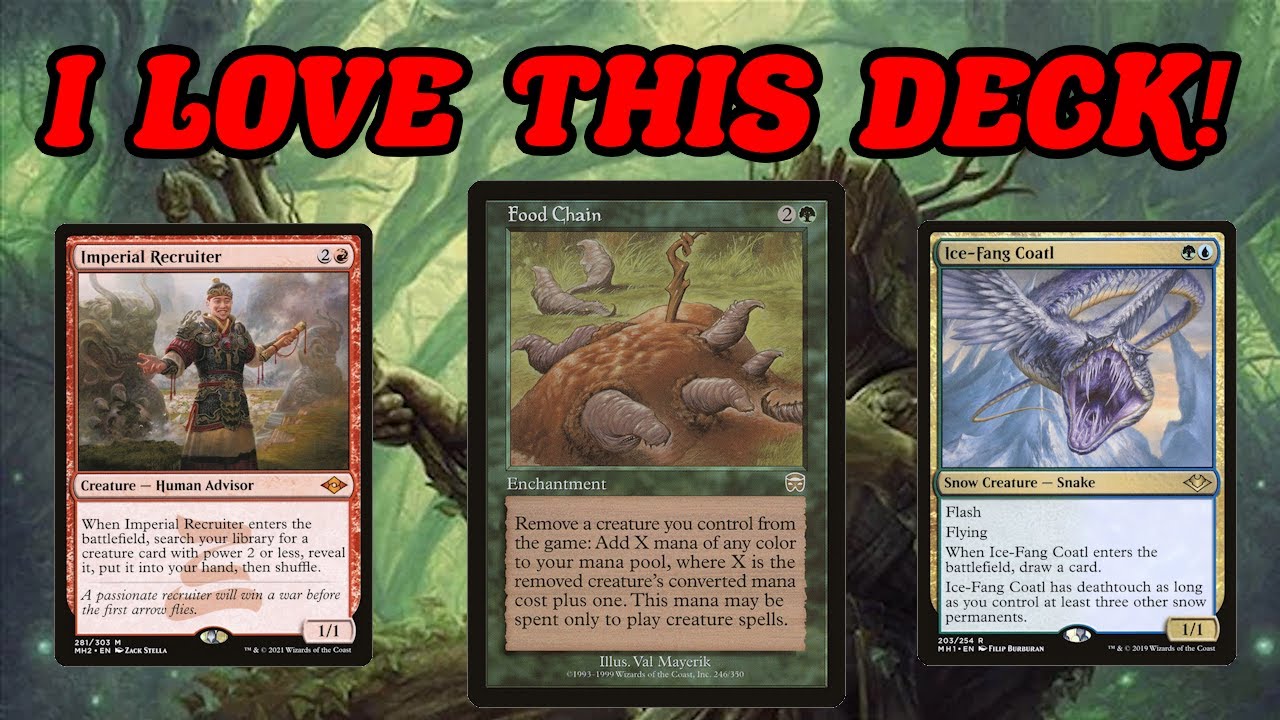 I LOVE THIS DECK! Legacy RUG Food Chain Combo MTG - YouTube