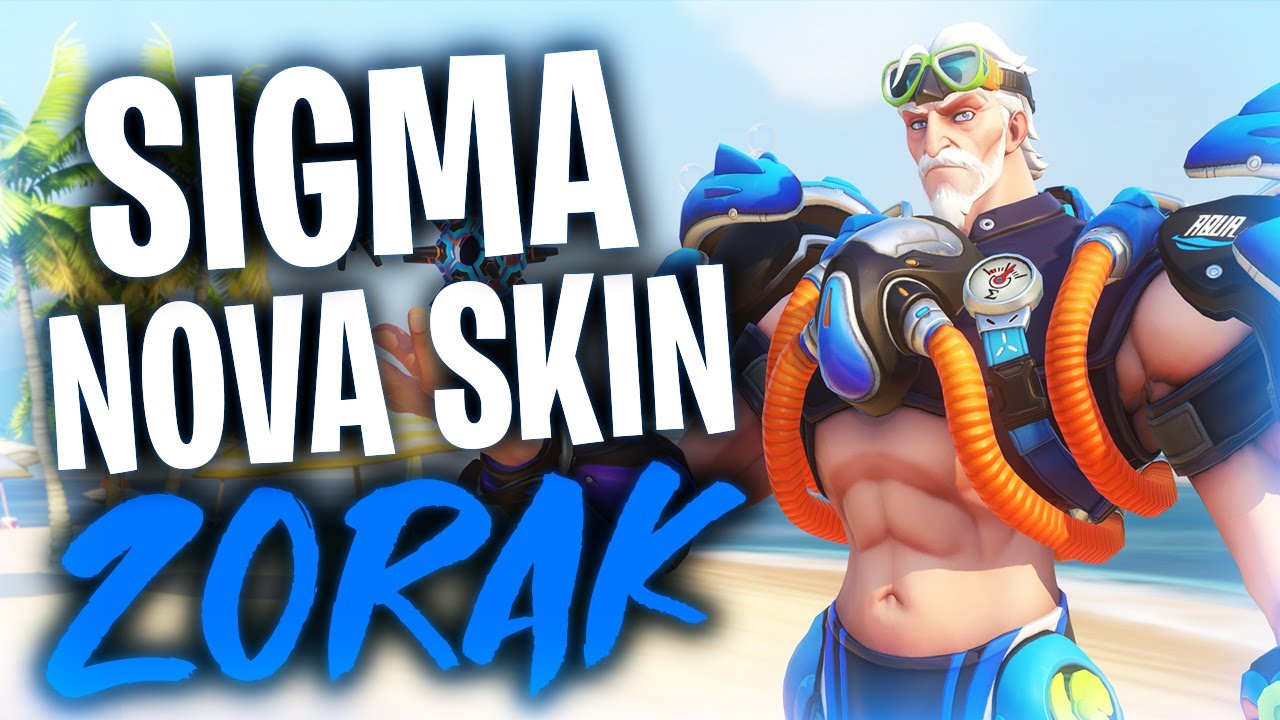 OVERWATCH - SIGMA "SCUBA" SKIN GAMEPLAY! - YouTube