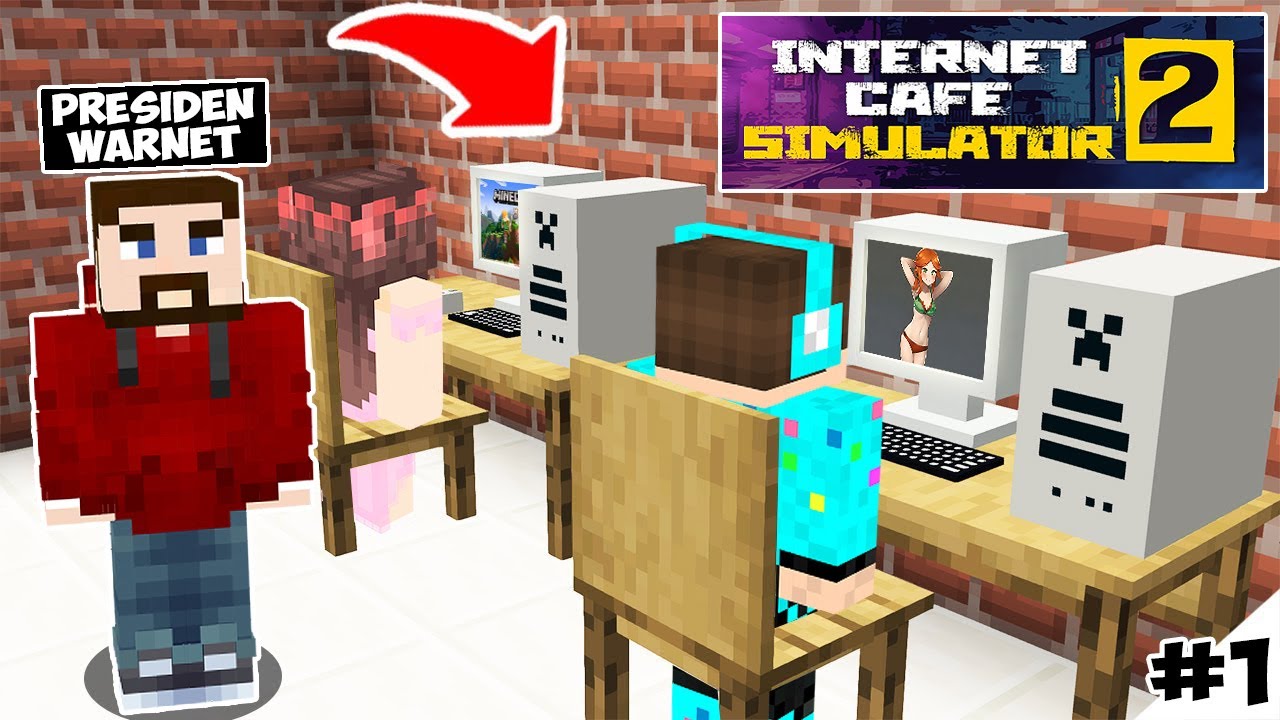 AKU KEMBALI BUKA USAHA WARNET YOUTUBER MINECRAFT BARENG TEGUH SUGIANTO ...