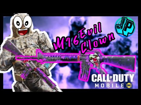🔴Mostrando ARMAS COD Mobile😎||M16 Evil Clown🤡 Las RAFAGAS😵 de la MUERT3 ...