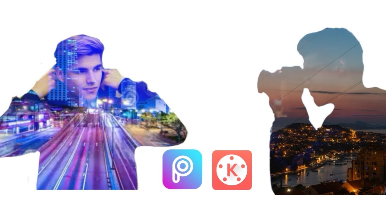 Animated Double Exposure | Picsart | Kinemaster - YouTube