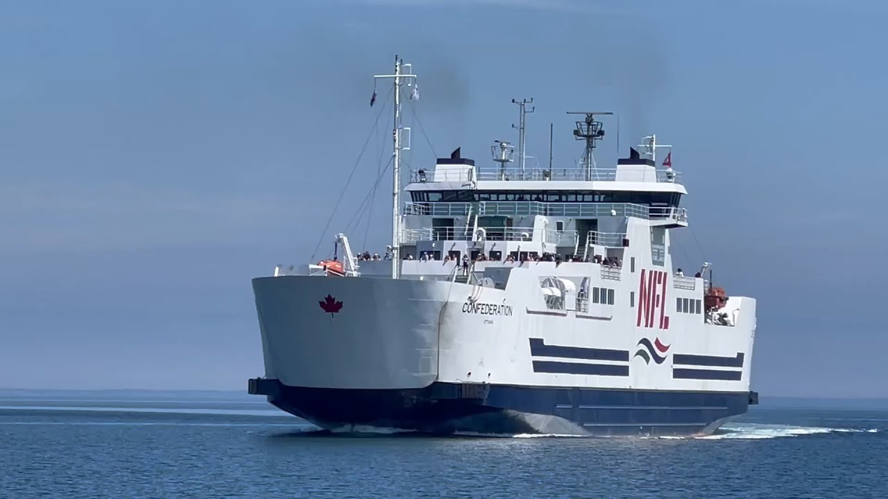 Ferry entering Caribou Harbor, Nova Scotia - YouTube