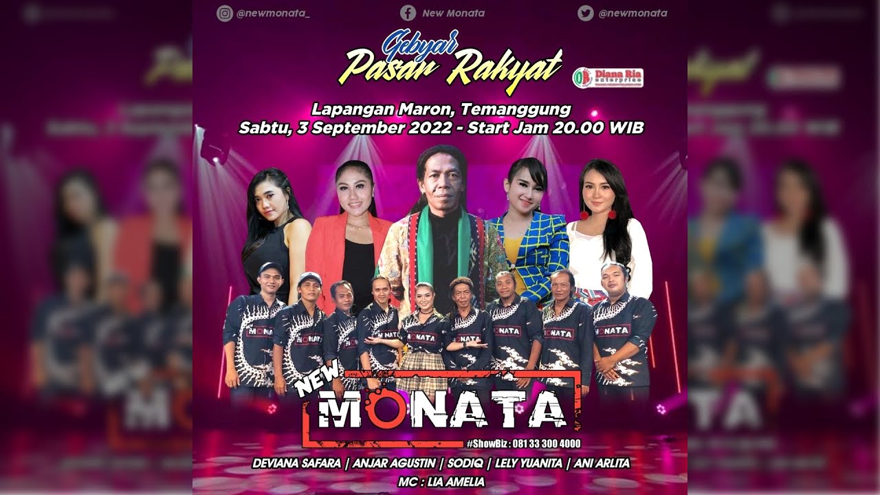 FULL ALBUM NEW MONATA PARGOY MARON TEMANGGUNG | DIANA RIA ENTERPRISE ...