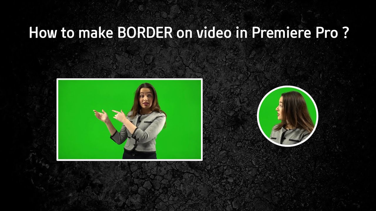 Making border on video in Premiere pro: 3 Methods - YouTube