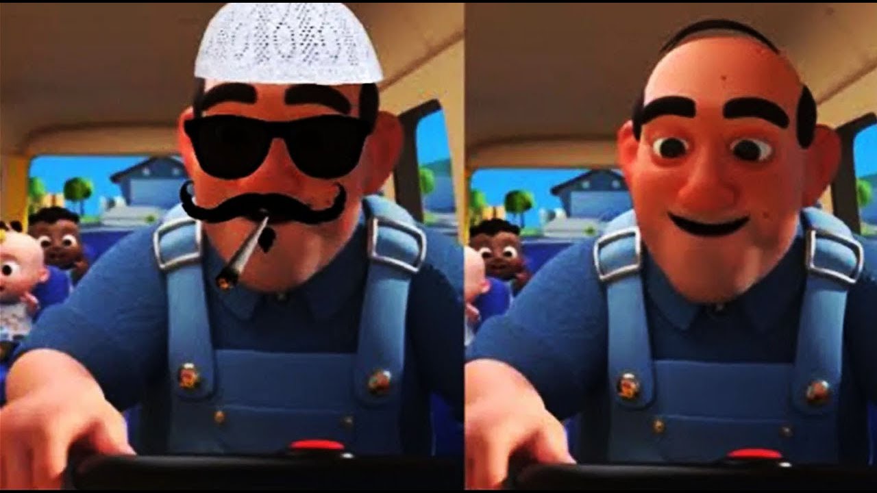 The wheel on the bus go round and round SV funny memes|cocomelon ...