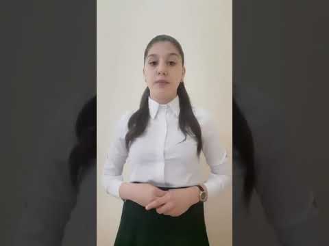 10b sinif şagirdi Qurbanova Mələyin təqsimatında Qarabağ şəhidləri, Qarabağ zəfəri haqqında şer.
