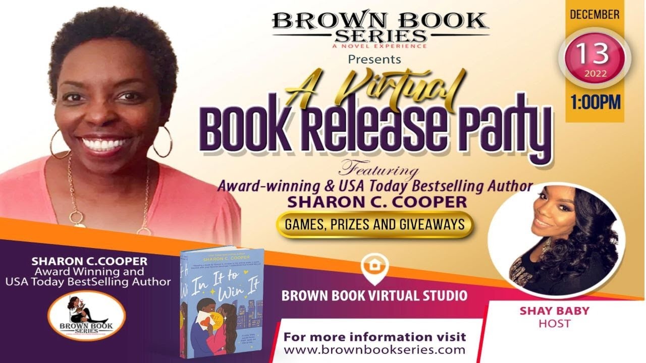 Virtual Book Release Party with USA Today Bestselling Author Sharon C ...