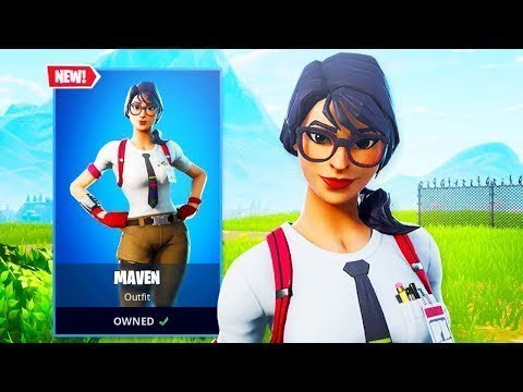 *NEW* MAVEN SKIN GAMEPLAY in Fortnite... - YouTube