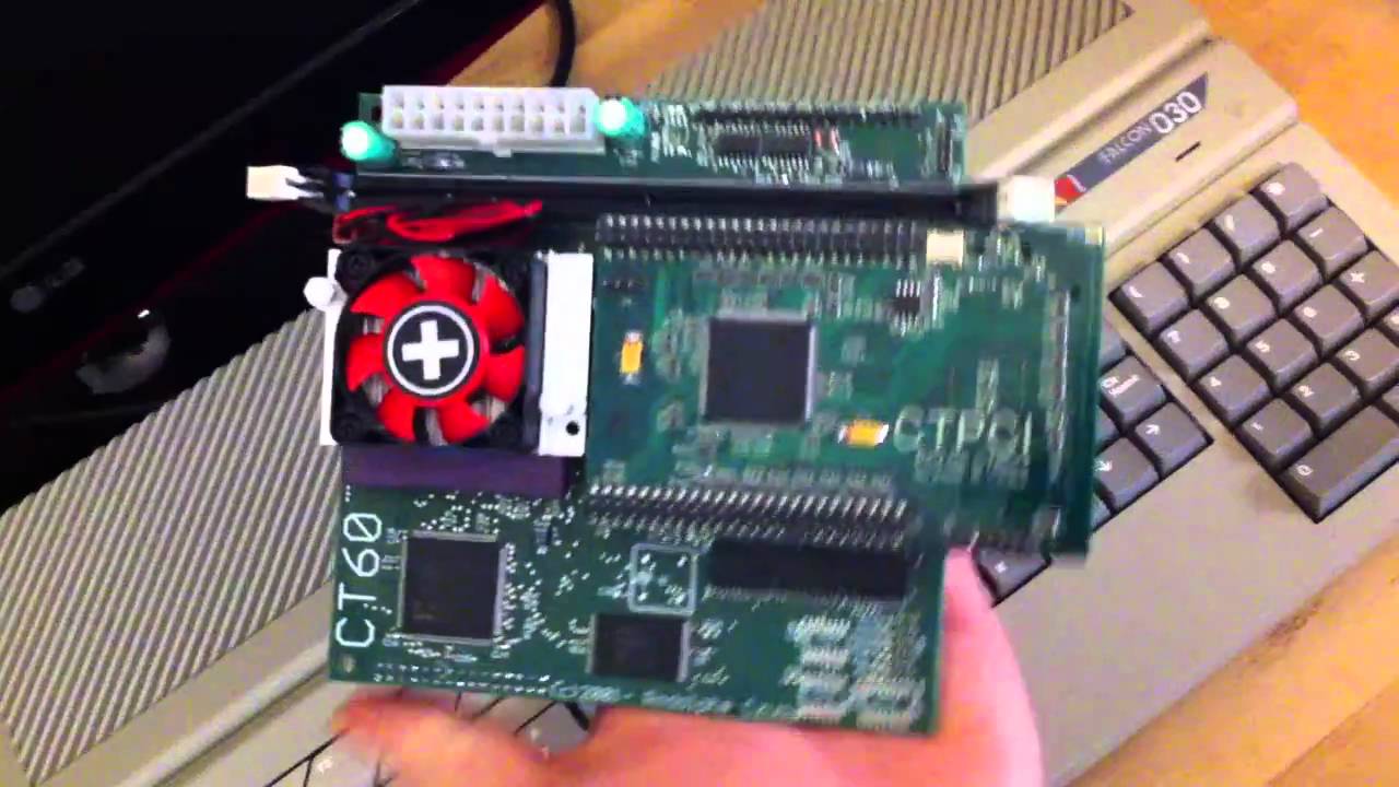 CT63 + CTPCI - Atari Falcon 060@100mhz, 512mb RAM, PCI & IDE - YouTube