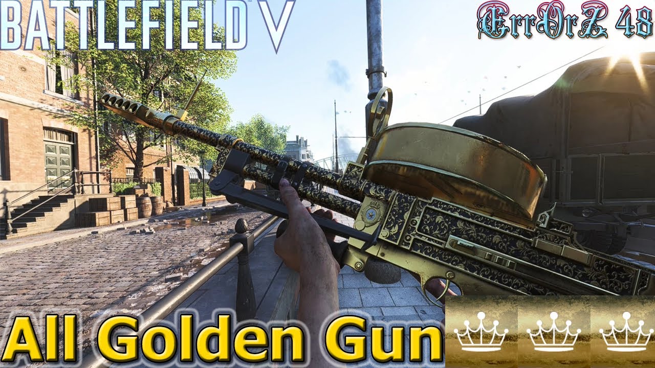 BFV Weapon Inspection all 56 Golden gun part1 - YouTube