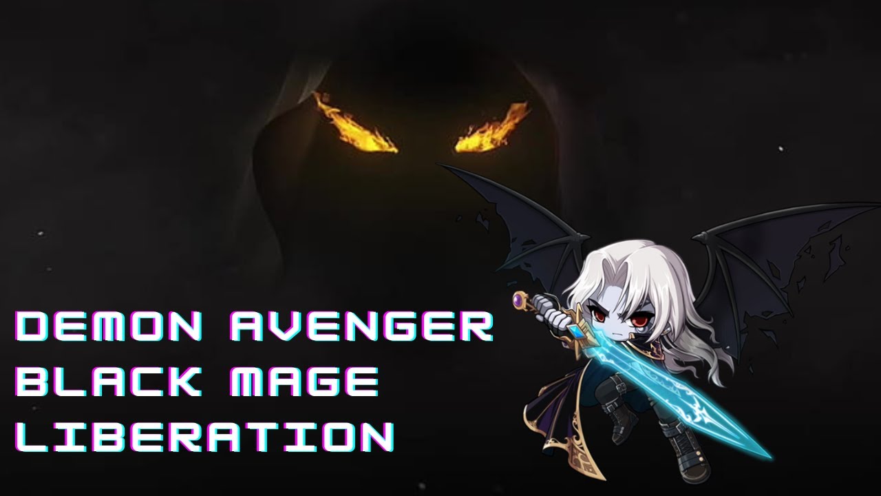 Demon Avenger Black Mage Liberation - MSEA | Aquila - YouTube