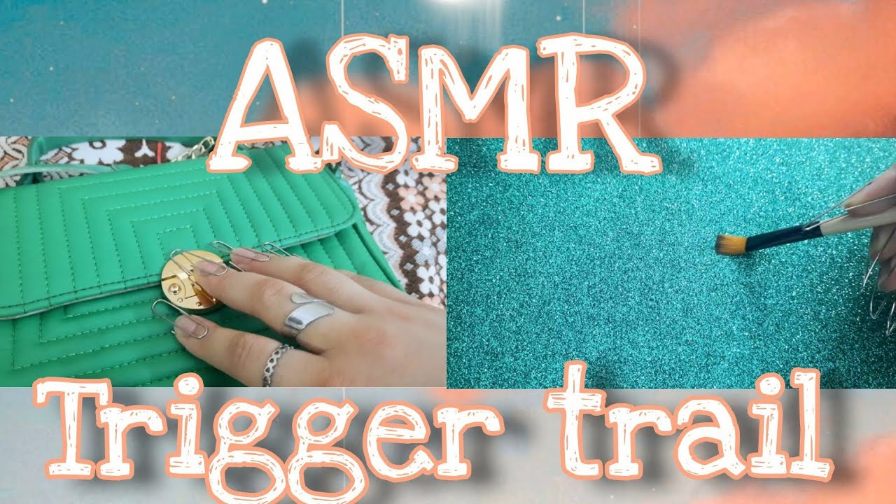 ASMR ♡ ~Trigger trail ~ ( tapping, scratching, brushing and more) ~lofi~ no talking ( so tingly ...