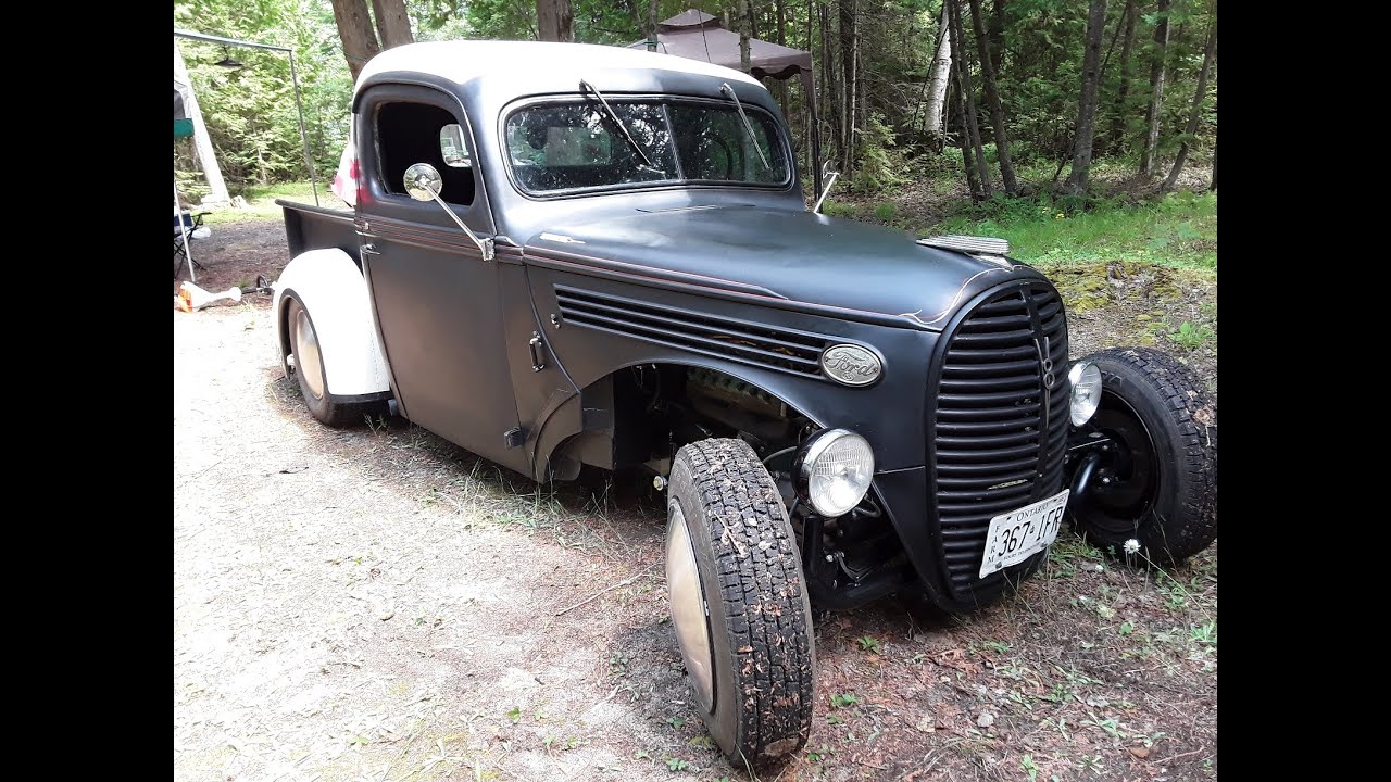 1939 Ford Rat Rod flathead pickup 39 ford - YouTube