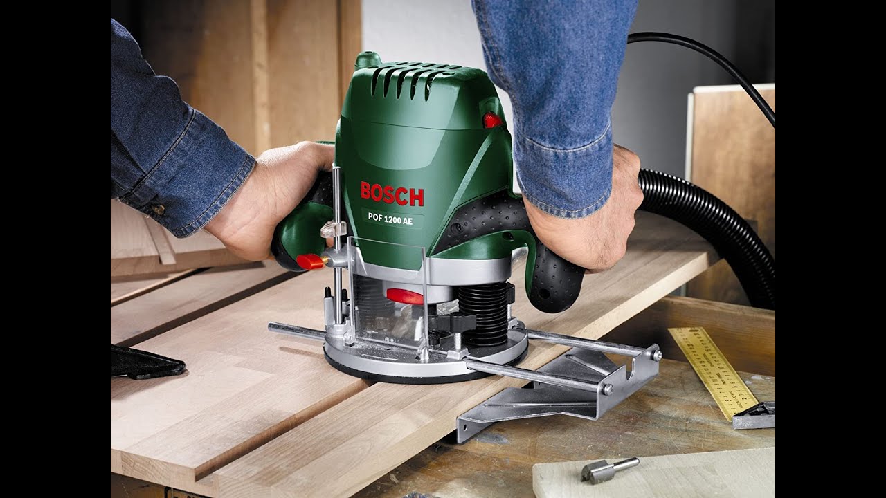 BOSCH Router POF 1200 AE 1200 W, in Carton - Bob The Tool Man - YouTube