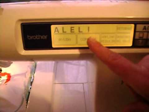 Bordadora Digital Brother PE-150 - YouTube