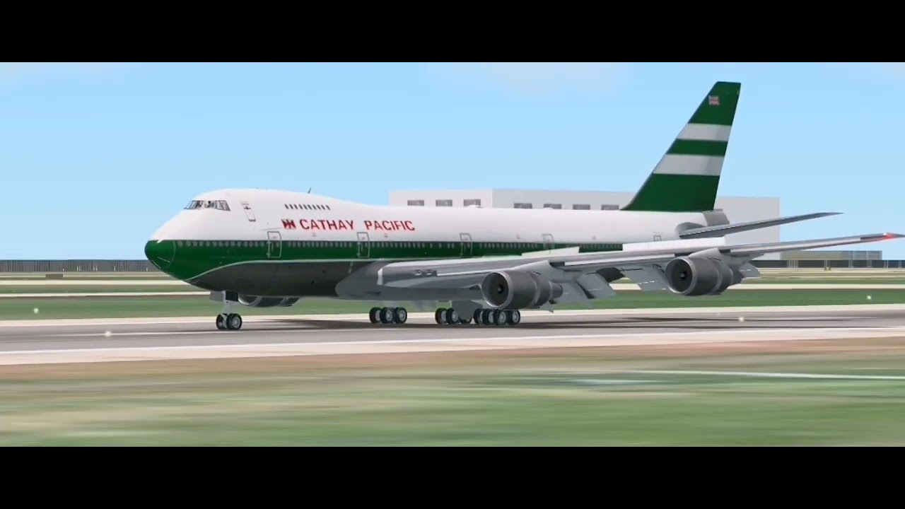 RFS Real Flight Simulator | Cathay Pacific Boeing 747-200B | Hong Kong ...