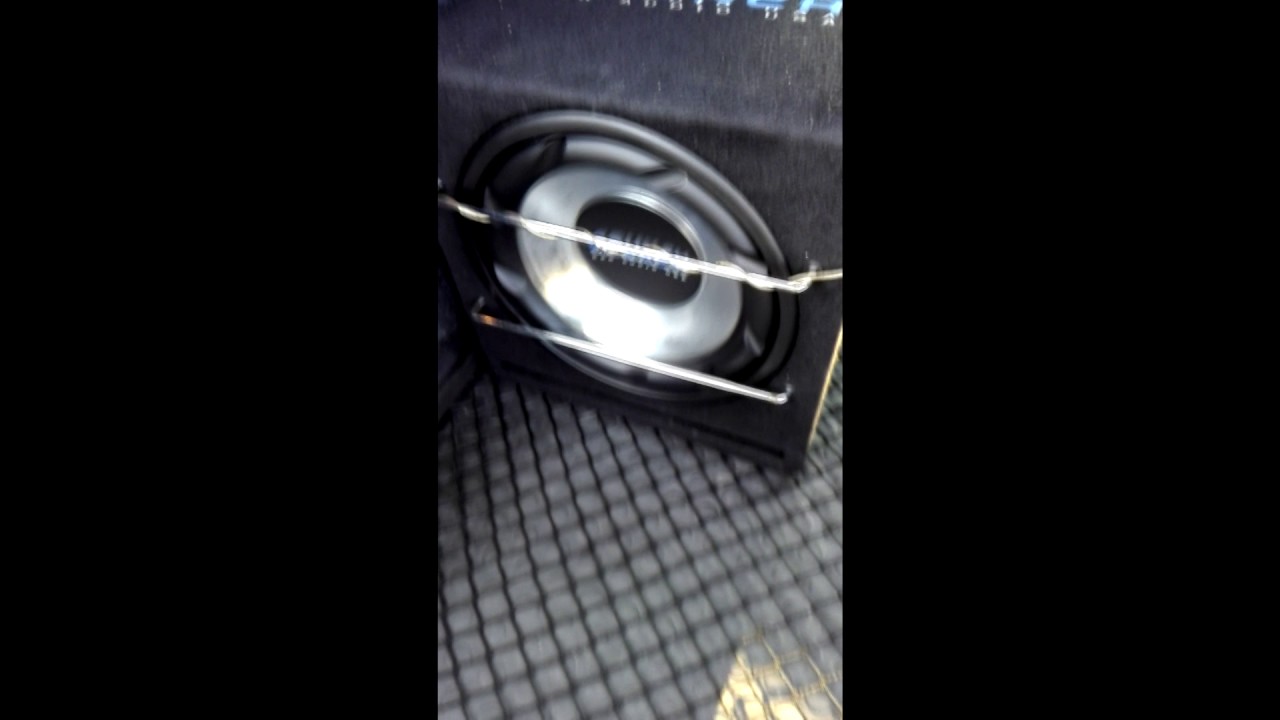 SUBWOOFER BASS TEST CRUNCH SET - CRB 350 + GTX 2400 - YouTube