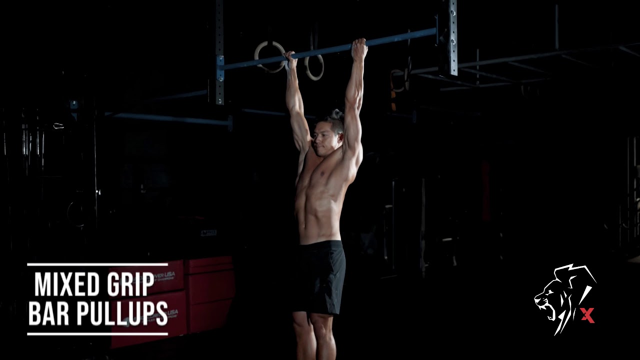 Mixed Grip Bar Pullups - YouTube