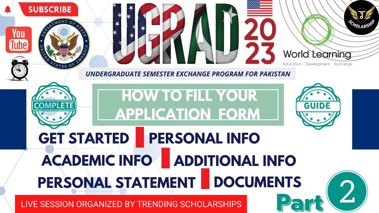 How to Fill UGRAD Semester Exchange Program 2023 UGRAD Step by Step Guidelines - YouTube