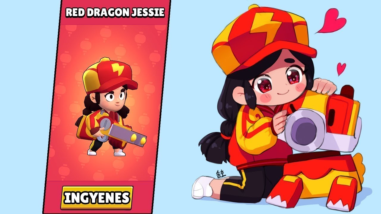 [Brawl Stars Gameplay] "Red Dragon Jessie gameplay / Boss fight" - YouTube