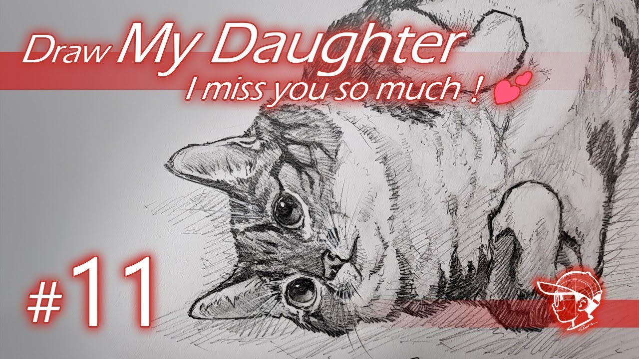 🐱💗 I Draw My Daughter Nen Nen in 2025 ( drawing cat )( Speed Draw ...