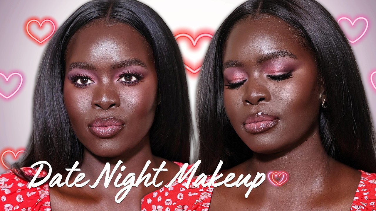 Valentine's Date Night Eye Makeup | Tips for Hooded Eyes - YouTube