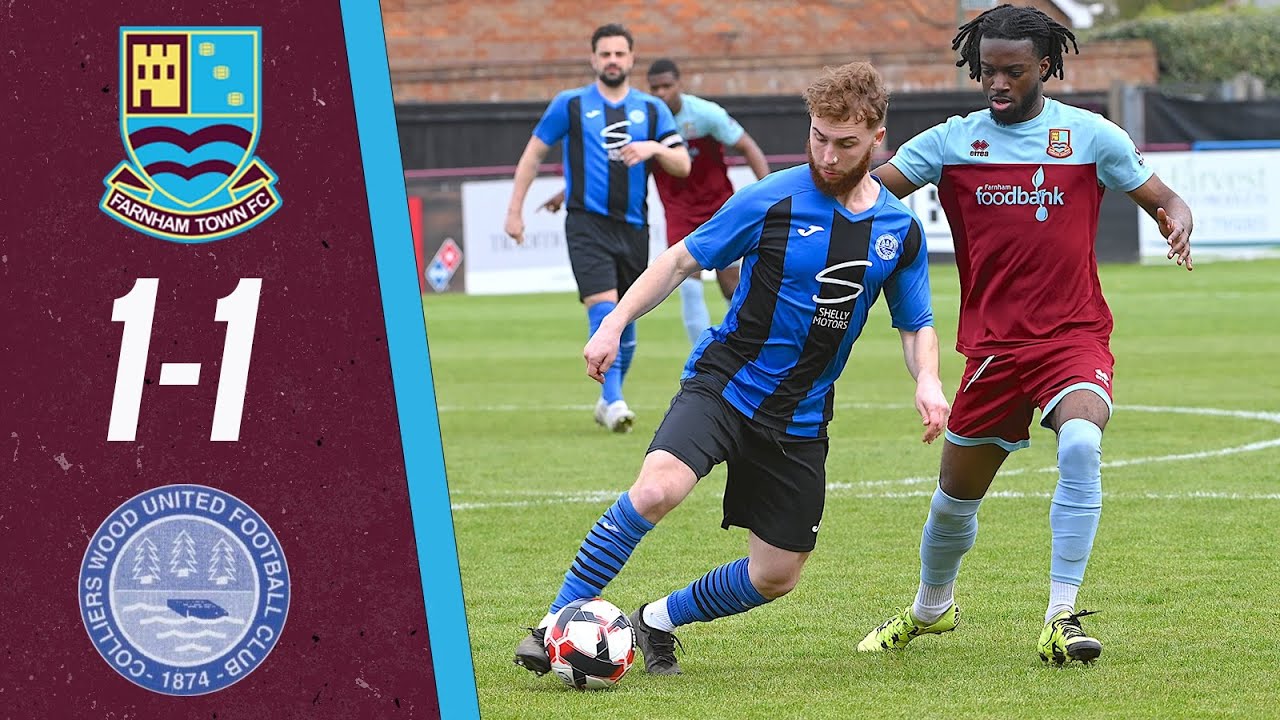Season Finale Ends In A Draw | Farnham Town vs Colliers Wood United ...