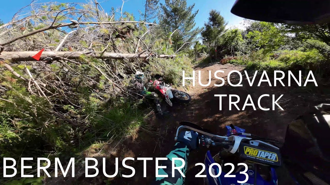 He Hit A Tree Again? - Husqvarna Track - Berm Buster - April 2023 - YouTube