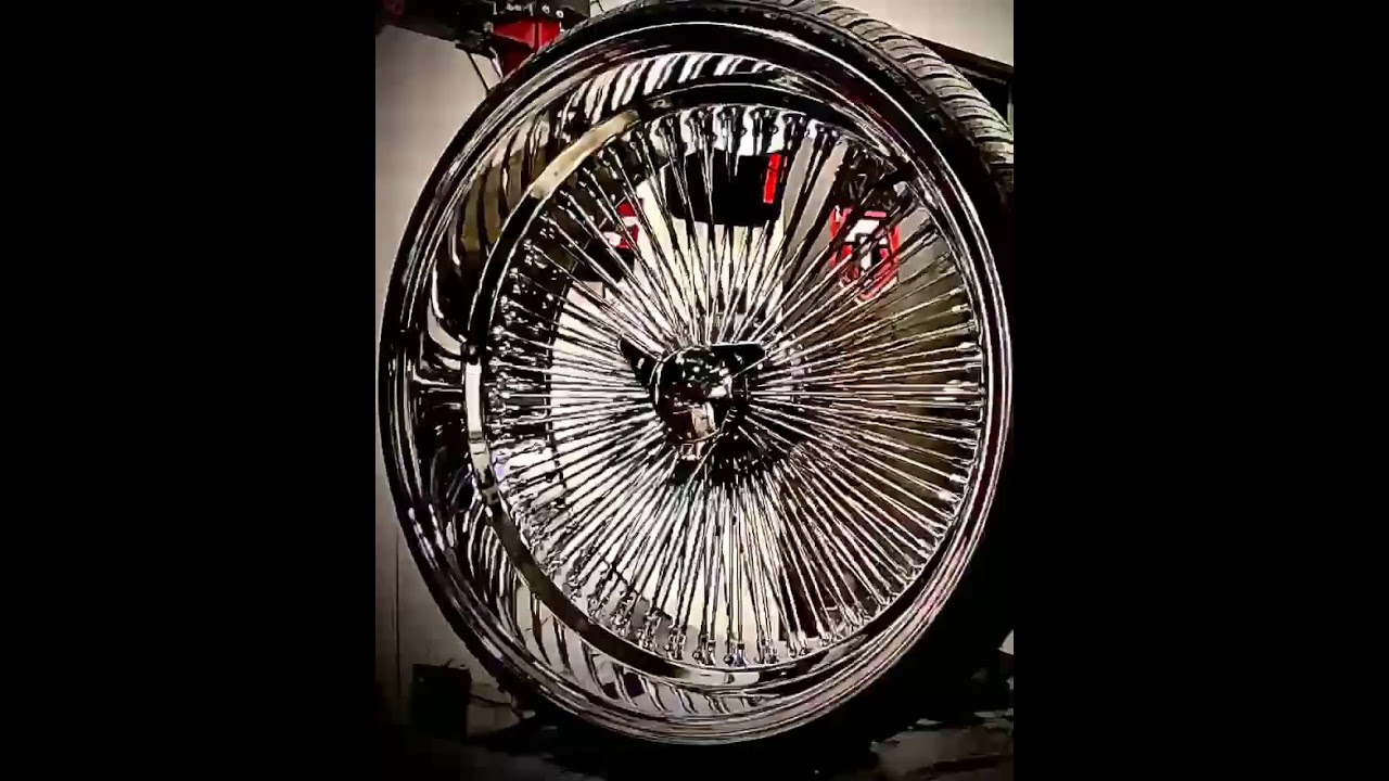 24x10 Dayton Wire Wheel - YouTube