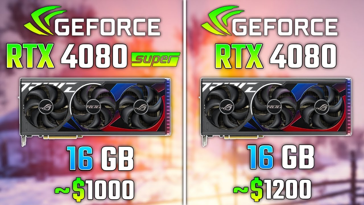 RTX 4080 SUPER vs RTX 4080 | Test in 6 Games - YouTube
