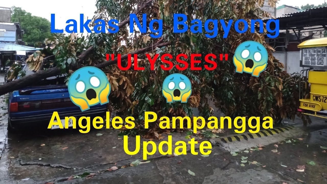 Lakas ng Bagyong Ulysses😱 . Angeles Pampangga Update . Nov.12 2020 ...