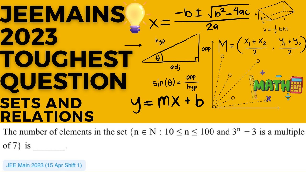 The Number Of Elements In The Sets jee iit jeemain pyq target2024 The Number Of Elements In The Sets jee iit jeemain pyq target2024