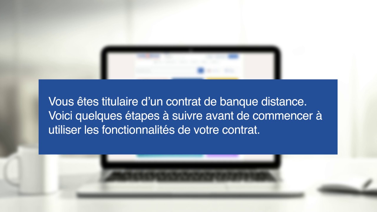 MA BANQUE AU QUOTIDIEN-1ere connexion sur votre espace personnel Crédit ...