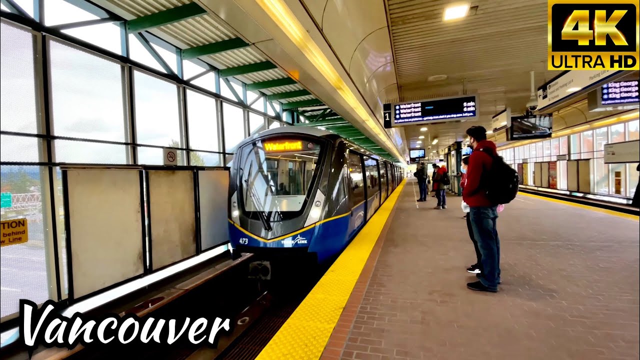 [4K] Skytrain Vancouver, Canada 2021 City View - YouTube