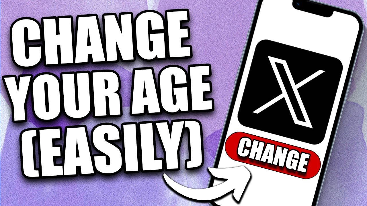 How To Change Age On X (Twitter) - 2024 - YouTube